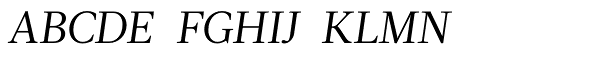 Acta Book Italic Font - What Font Is