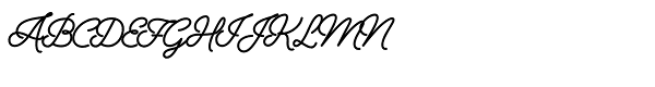 Alfons Script Extra Bold Font - What Font Is