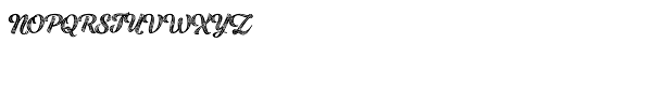 Black Script Printed Inline Bold Font - What Font Is