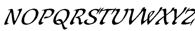 Bogdan Rejestrowy Cursive Font - What Font Is