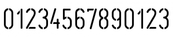 Engineer Stencil Font - What Font Is