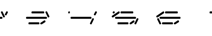Fifteen Segment Rush Mono LDR Regular free Font - What Font Is