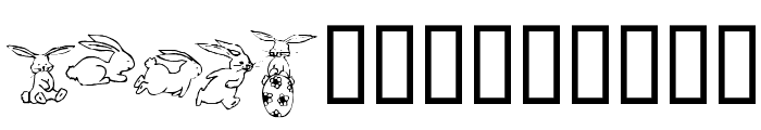 Kr Five Bunnies Free Font What Font Is