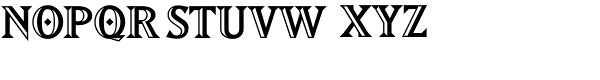 Matrix II Inline Extra Bold Font - What Font Is