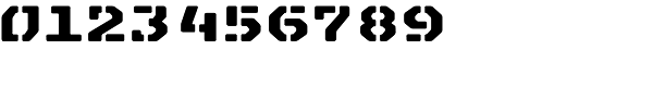 Octa Stencil Bold Font - What Font Is