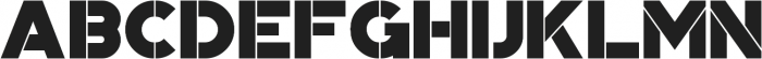 Portico Stencil otf (400) Font - What Font Is