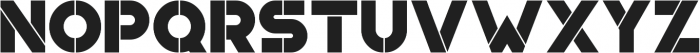 Portico Stencil otf (400) Font - What Font Is