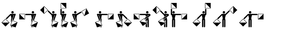 Semaphore Font - What Font Is