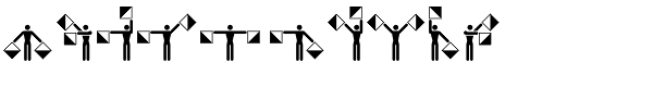 Semaphore Font - What Font Is