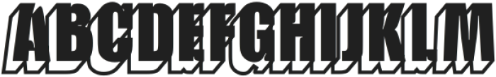 Akroma Shadow Line Regular otf (400) Font | Download Commercial ...