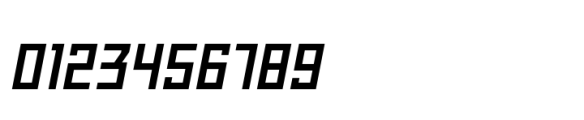 Block Regular Italic Font - What Font Is