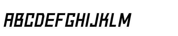 Block Regular Italic Font | Download Commercial | WhatFontIs