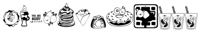 Blueberry Tart Dingbat Font | Download Commercial | WhatFontIs