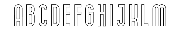 CURVE Light Outline Font - What Font Is