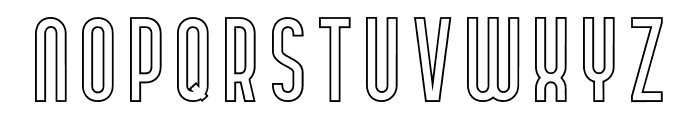 CURVE Light Outline Font - What Font Is