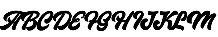 Chunky Boldy Regular Font - Script Decorative - What Font Is