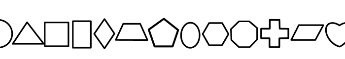 Geometric shapes Font - What Font Is