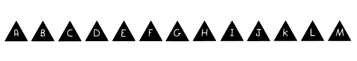 Play Shapes Triangles Font - Decorative/Display Modern - What Font Is