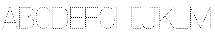 Tracing Dash Font - Decorative/Display Educational - What Font Is