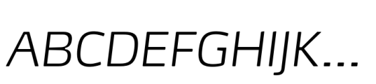 FF Max Pro Extra Light Italic Font | Download Commercial | WhatFontIs