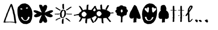 Hand of Hannah Heavy Icons Font | Download Commercial | WhatFontIs
