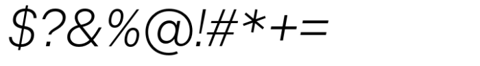 Helo Light Italic Font - Sans-Serif Modern - What Font Is