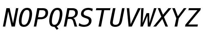 Meslo LG S DZ Italic free Font - What Font Is