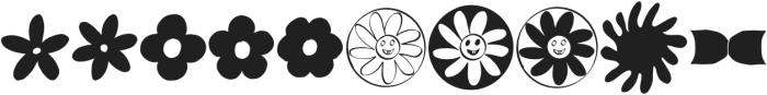Petal Types Dingbat otf (400) Font - Decorative/Display Deco - What Font Is