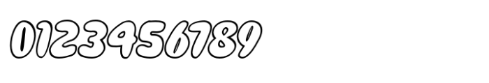 Round Bound Groovy Outline Italic Font - Decorative/Display - What Font Is