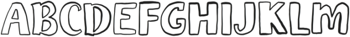 Scribble Dribble Outline otf (400) Font | Download Commercial | WhatFontIs
