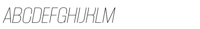 Unicaster Thin Slanted Font - Sans-Serif Modern - What Font Is