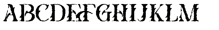 Wildtras Inkbleed Font - WhatFontIs