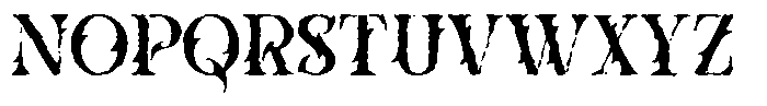 Wildtras Inkbleed Font - WhatFontIs