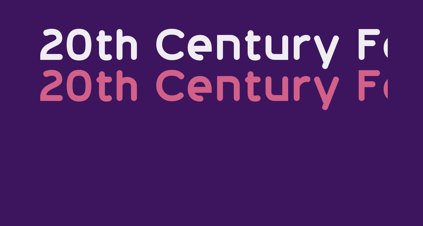 20th Century Font free Font - What Font Is