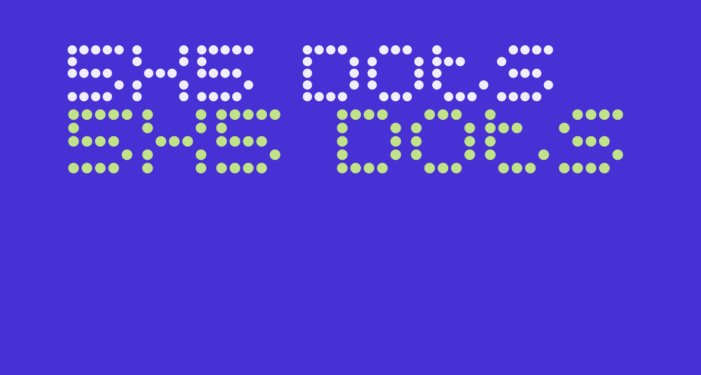 5x5 Dots free Font - What Font Is