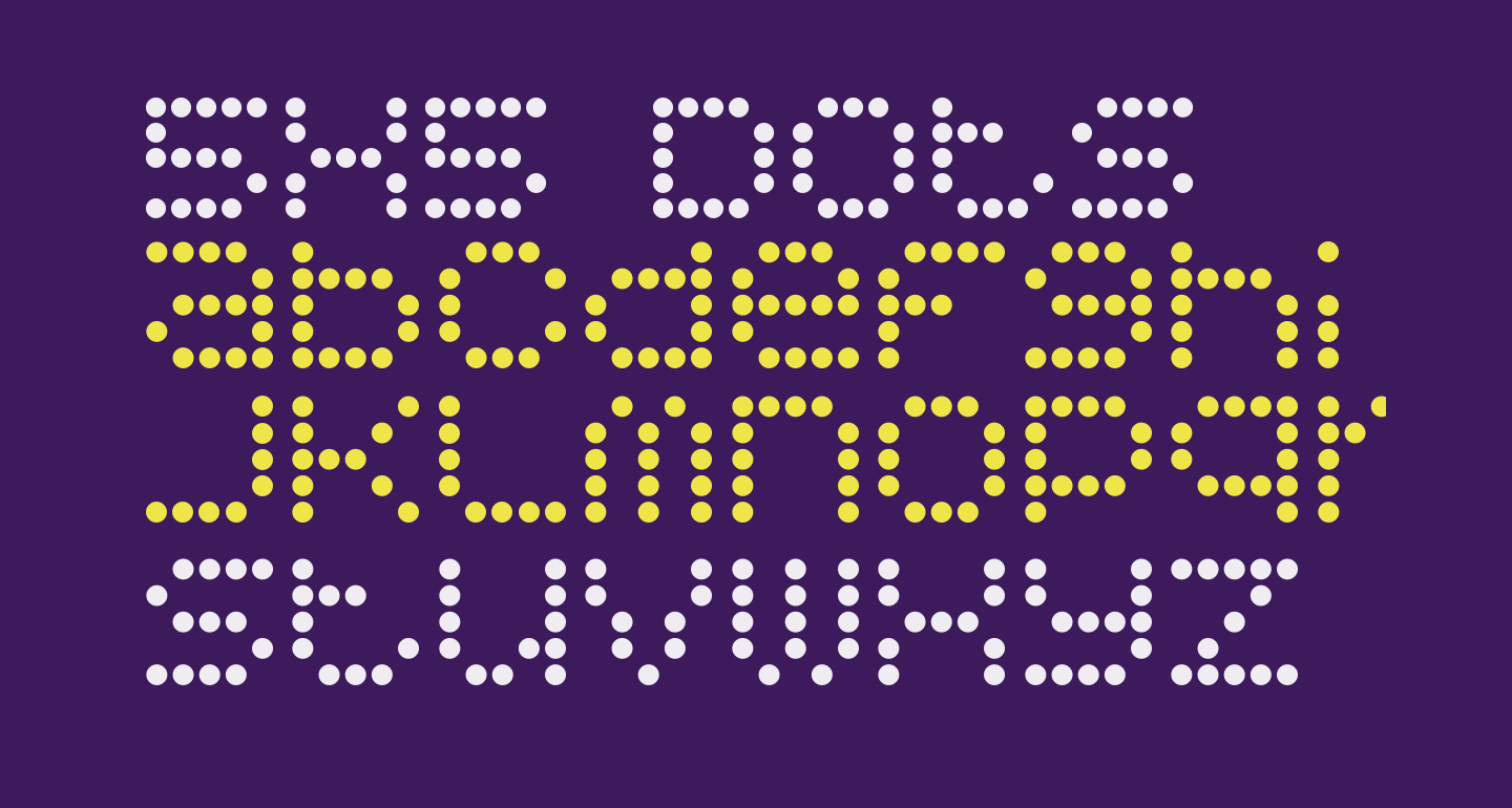 5x5 Dots free Font - What Font Is