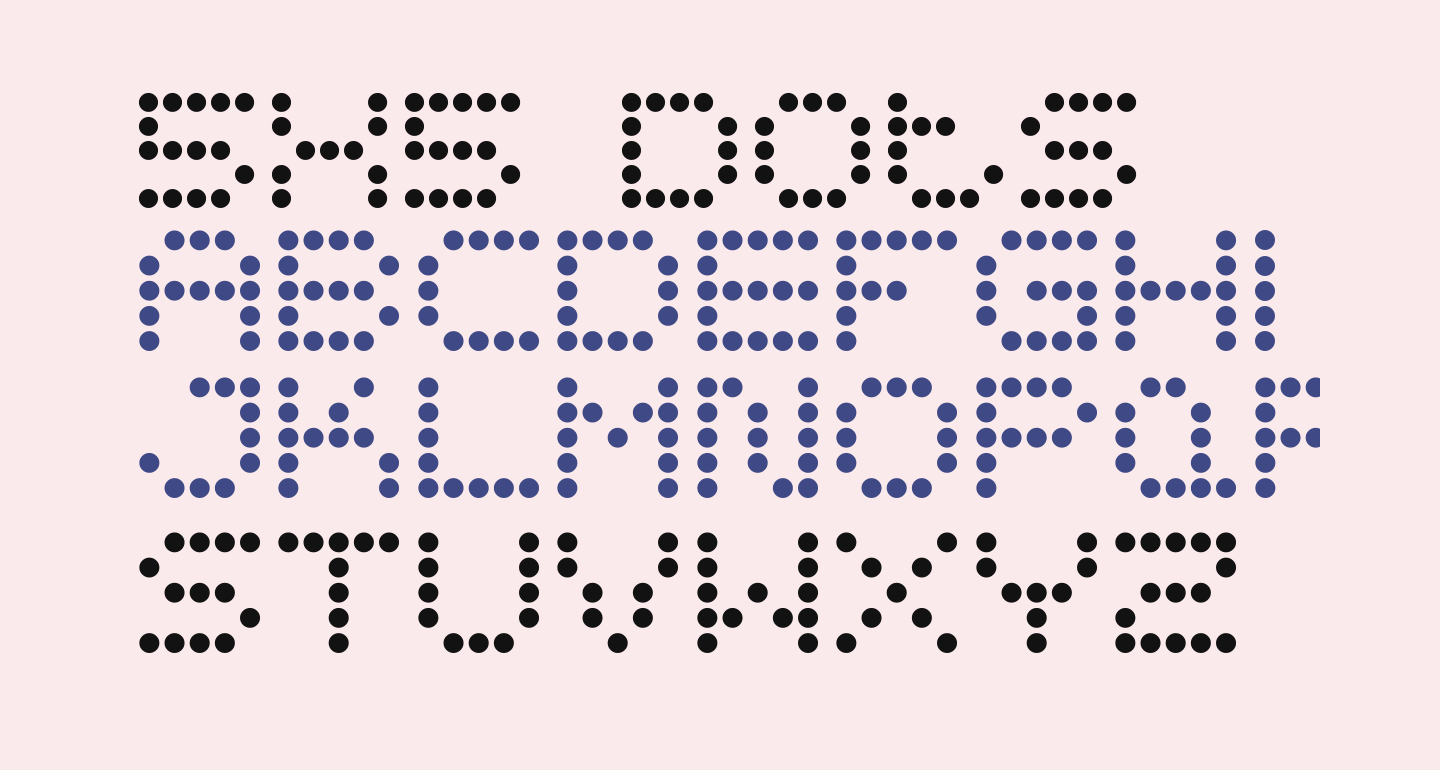 5x5 Dots free Font - What Font Is