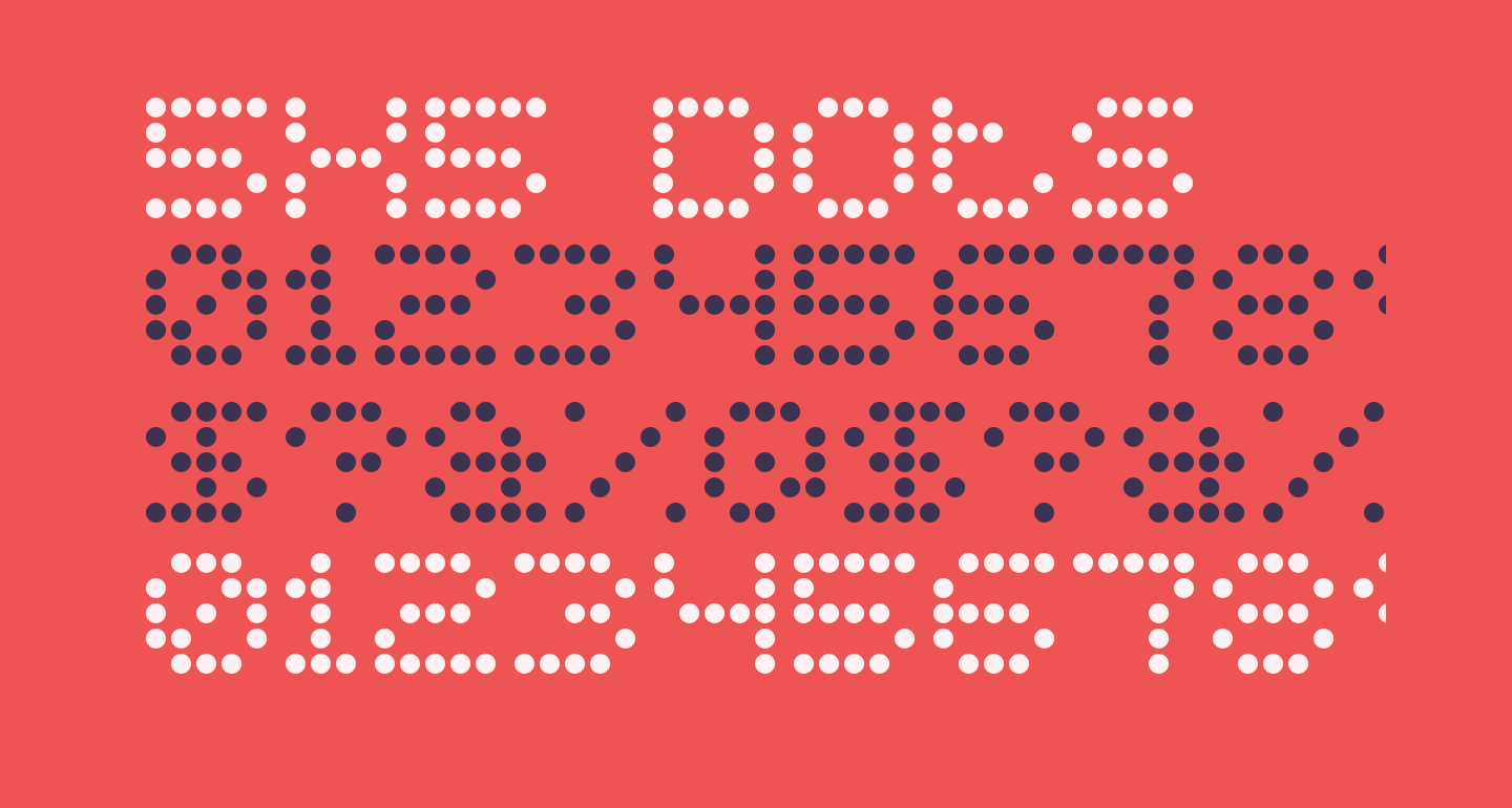 5x5 Dots free Font - What Font Is