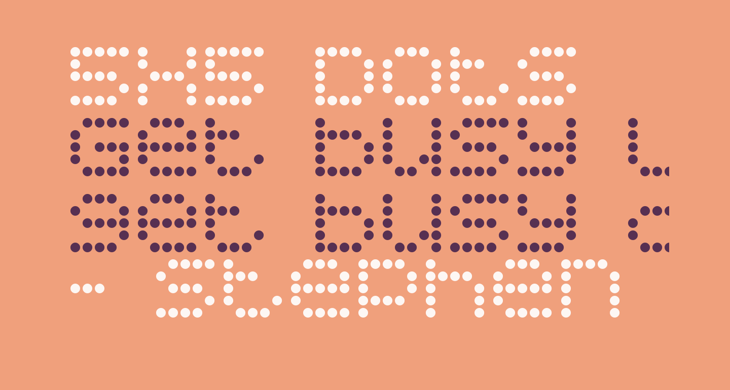 5x5 Dots free Font - What Font Is