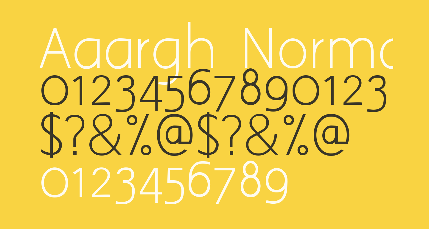 Aaargh Normal free Font - What Font Is