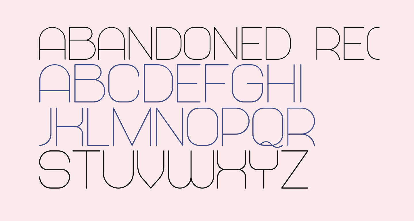 Abandoned Regular free Font - What Font Is