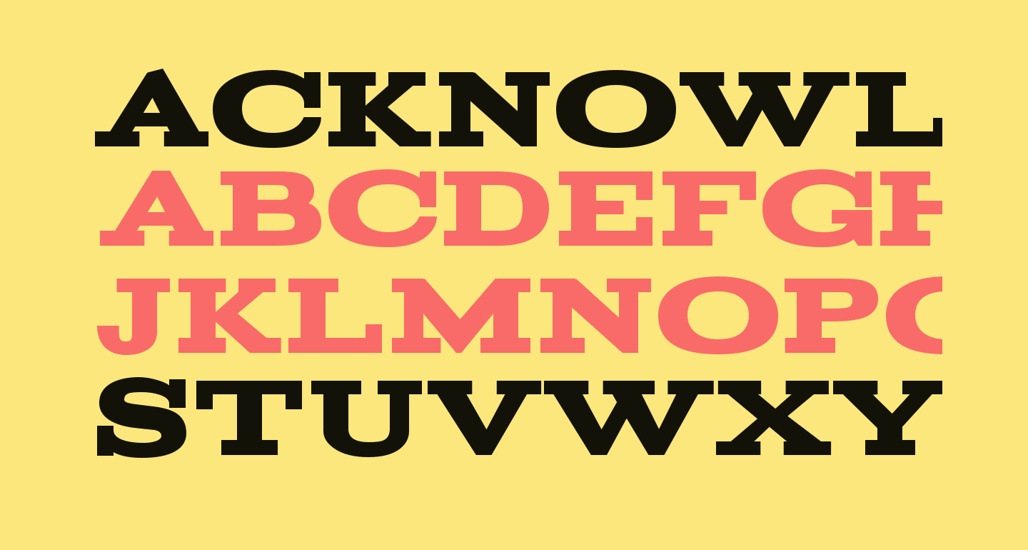 Acknowledgement free Font - What Font Is