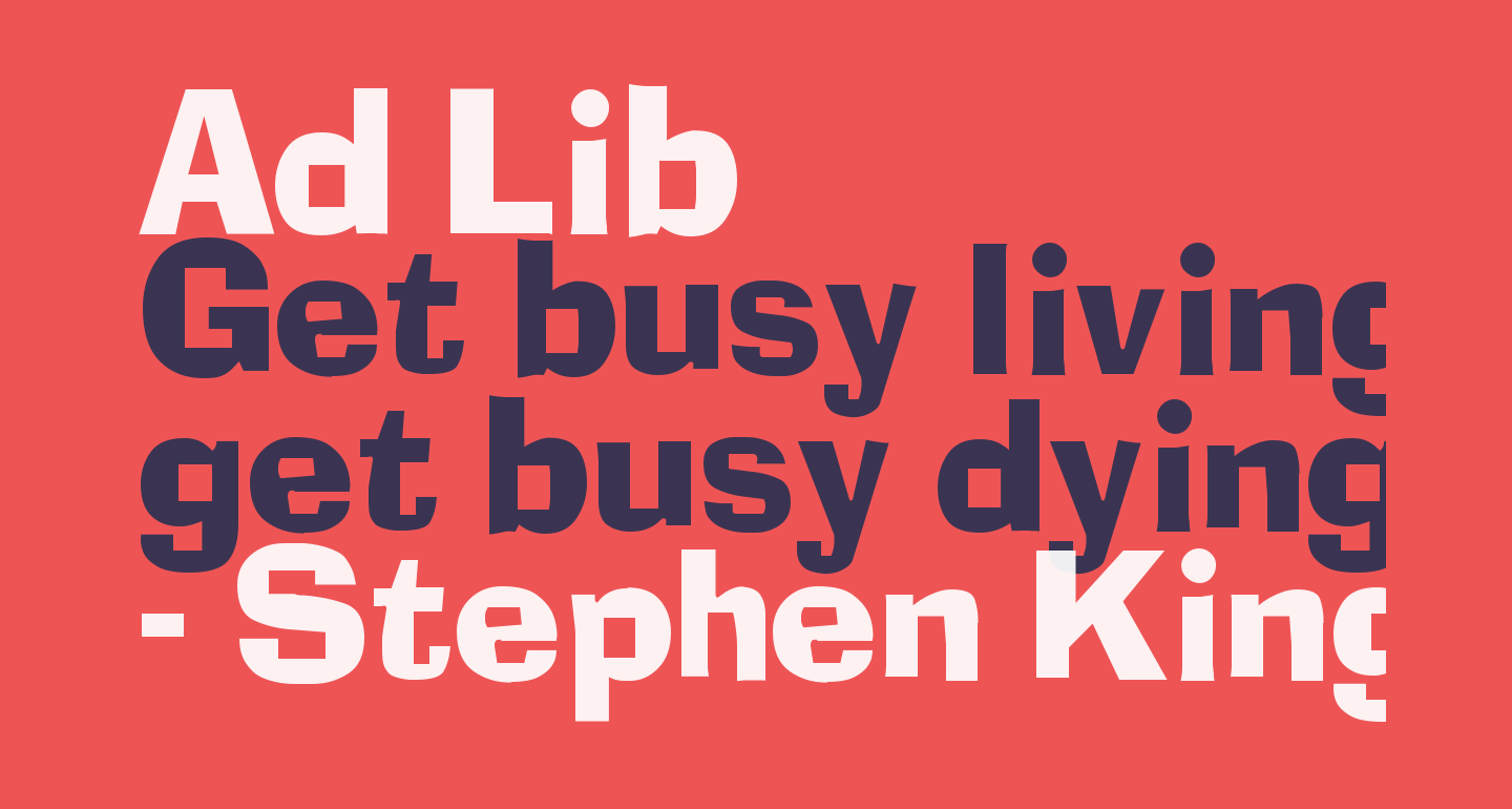 Ad Lib free Font - What Font Is