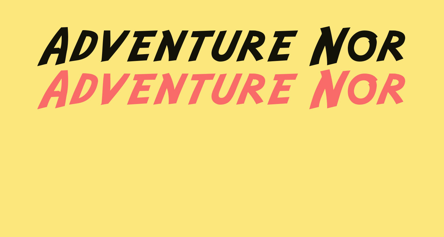 Adventure Normal free Font - What Font Is