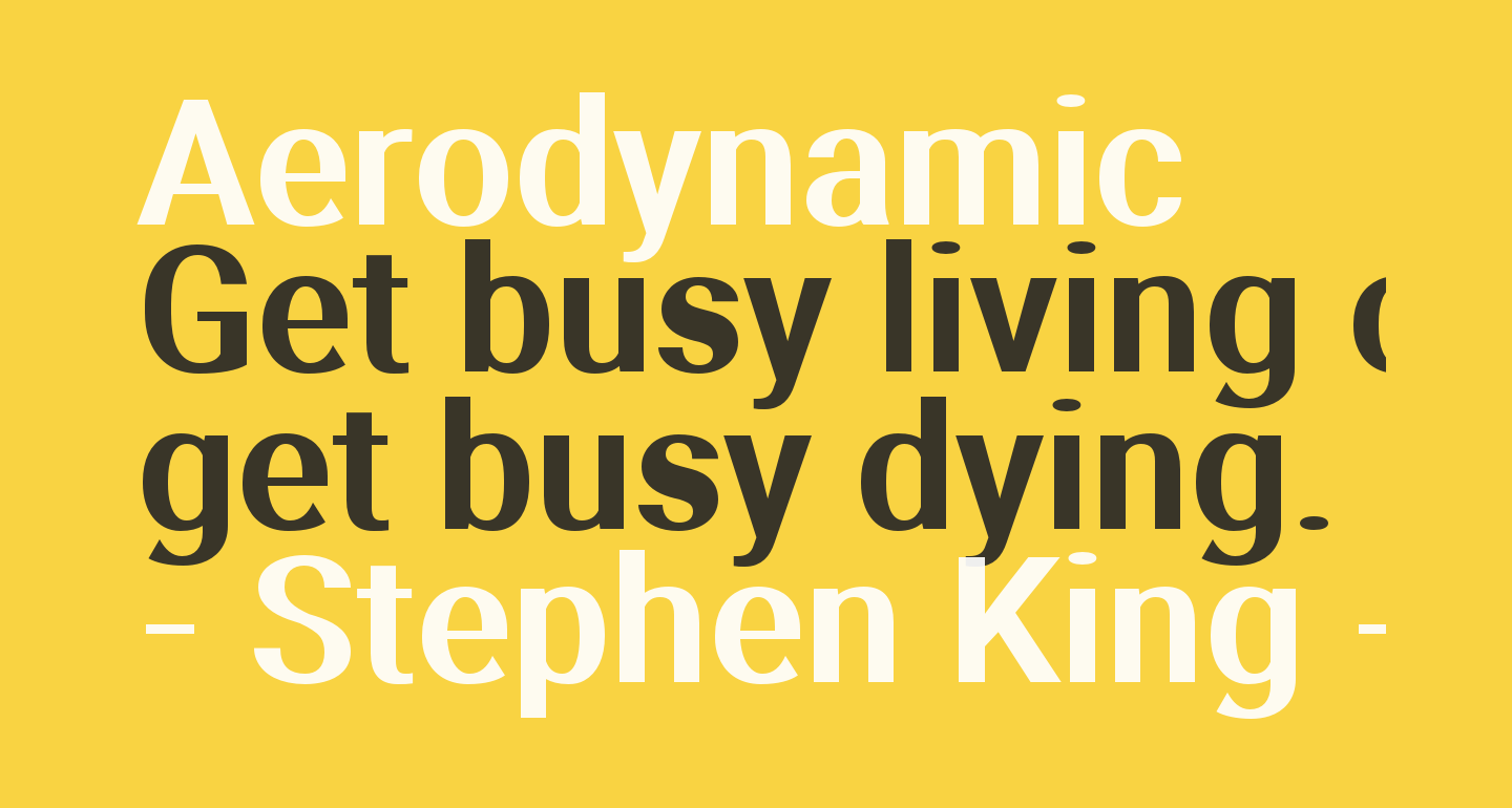 Aerodynamic free Font - What Font Is