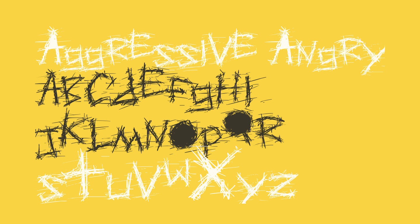 Aggressive Angry Baby Killer free Font - What Font Is