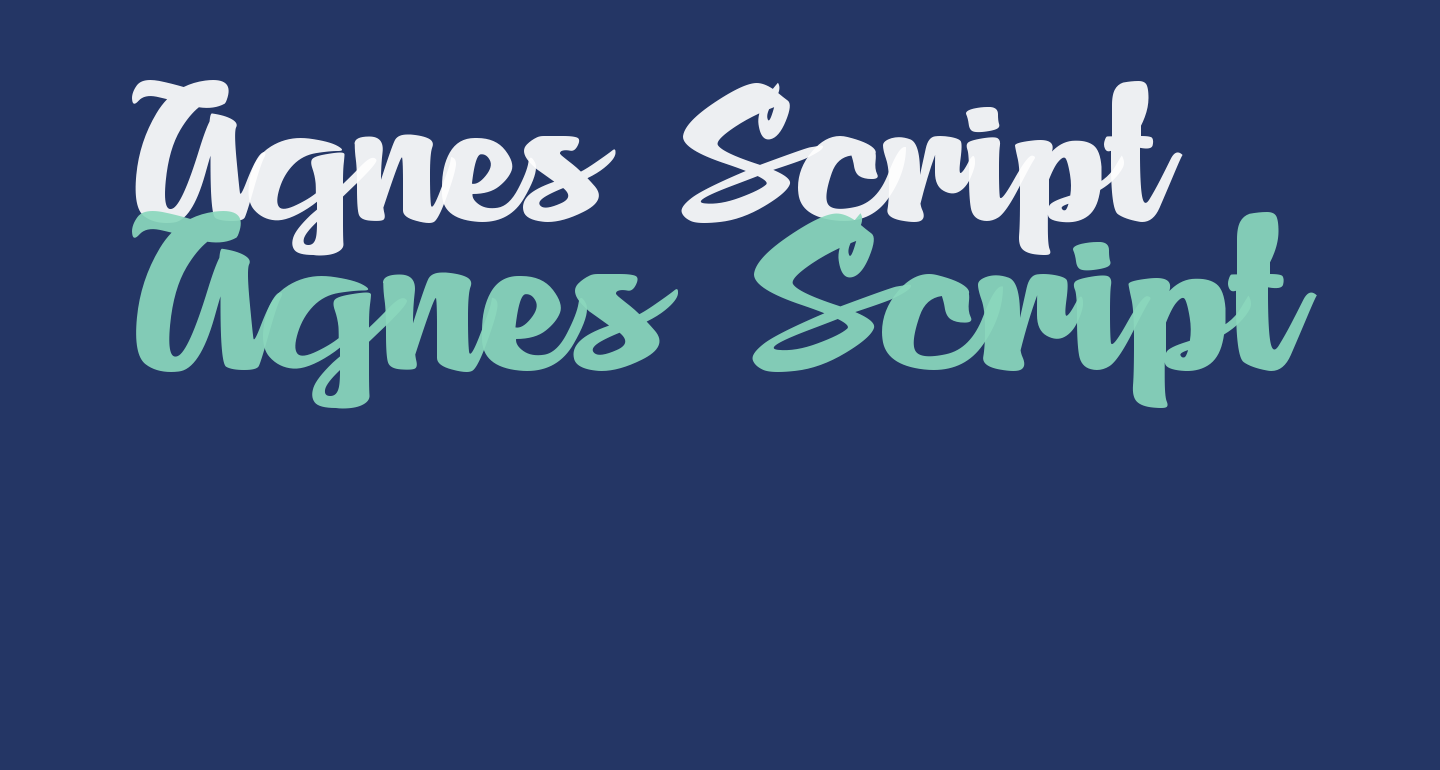 Agnes Script free Font - What Font Is