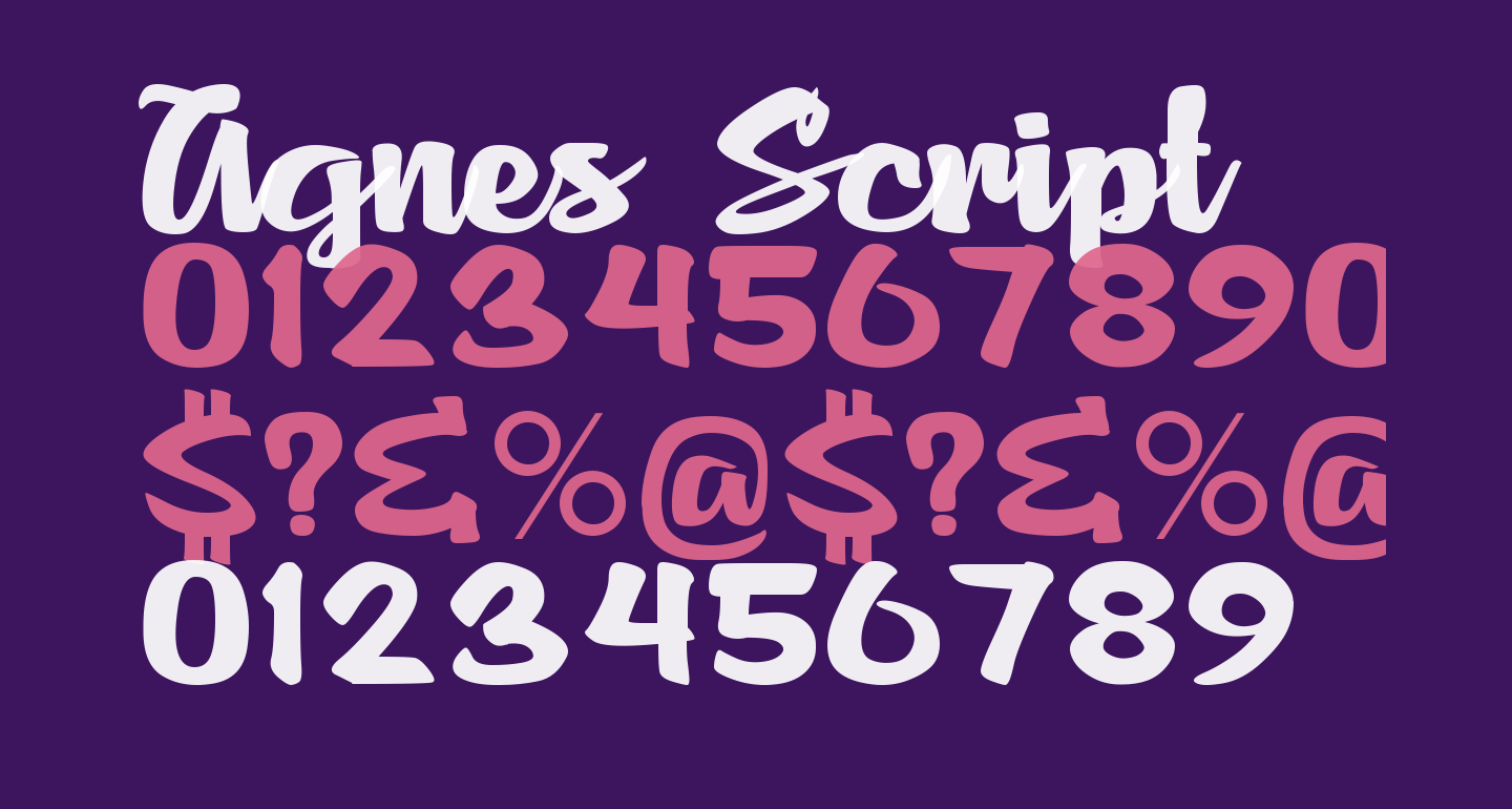 Agnes Script free Font - What Font Is