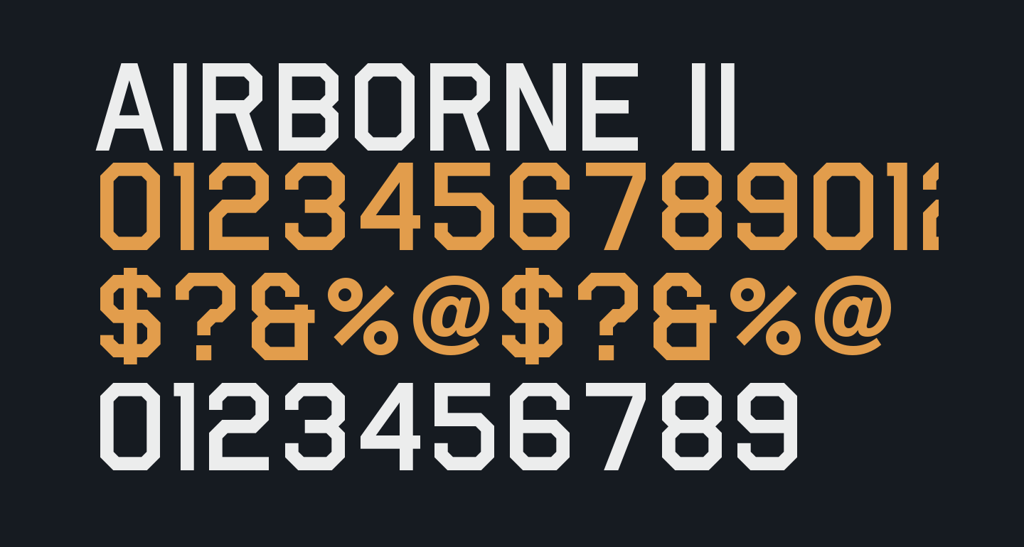 Airborne II free Font - What Font Is