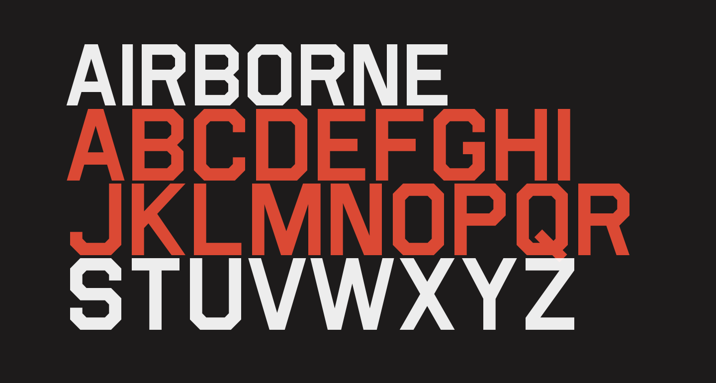 Airborne free Font - What Font Is